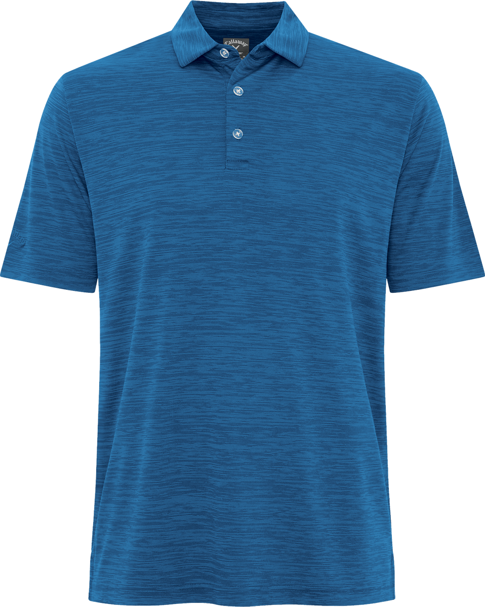 CALLAWAY Broken Stripe Texture Polo Blueberry Pancake – More Than Just Caps Clubhouse