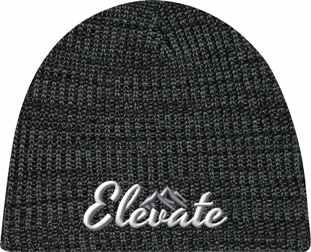 Elevate Chunky Knit Beanie No Cuff – More Than Just Caps Clubhouse