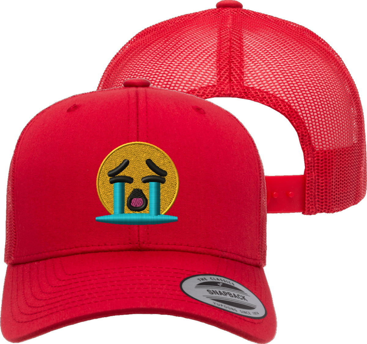 Loudly Crying Emoji Hat – More Than Just Caps Clubhouse