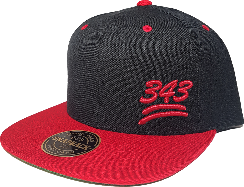 343 Keep It 100 Snapback Black Red – More Than Just Caps Clubhouse