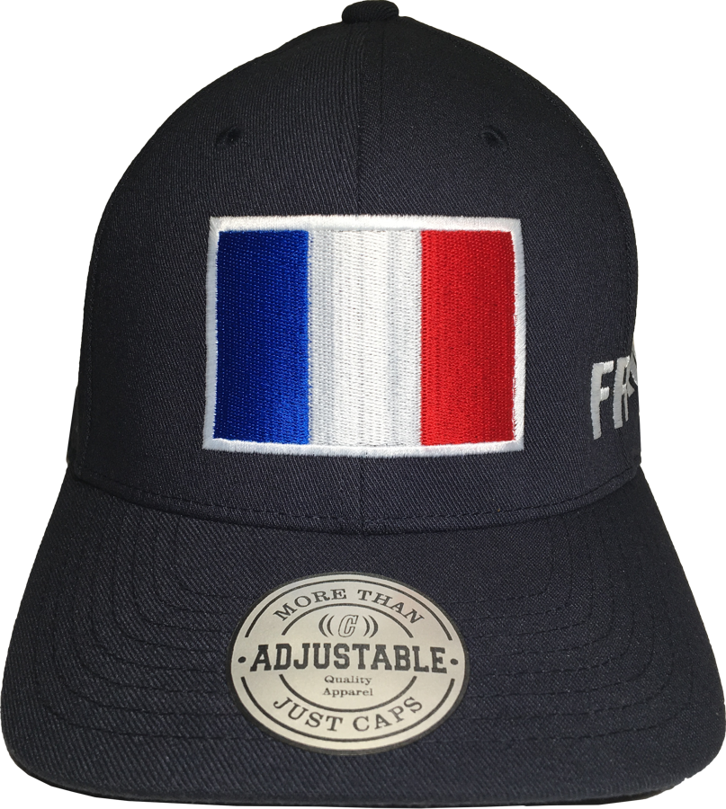 France Big Flag Cap Adjustable Navy Blue – More Than Just Caps Clubhouse