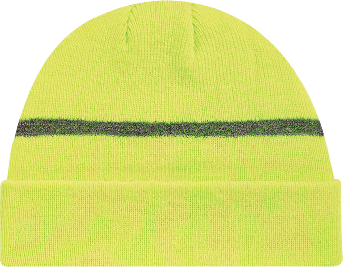 Rib Knit Cuffed Hi-Vis Toque Safety Yellow – More Than Just Caps Clubhouse