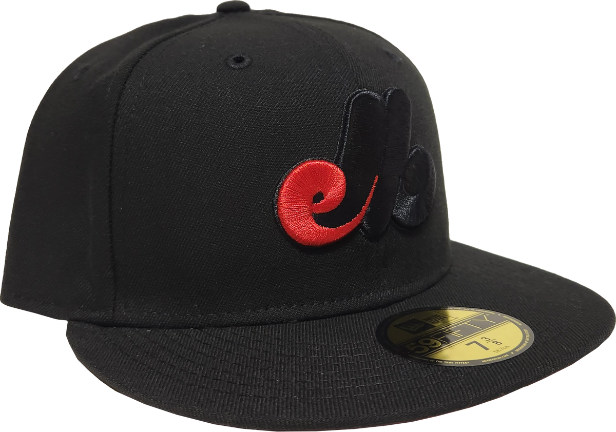 Montreal Expos New Era 59Fifty Fitted Black Red Pop – More Than Just ...