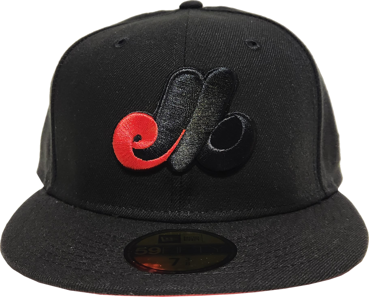 Montreal Expos New Era 59Fifty Fitted Black Red Pop – More Than Just ...