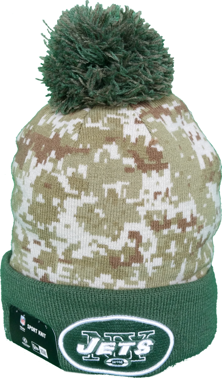 New York Jets Salute to Service Sideline Pom Toque – More Than Just ...
